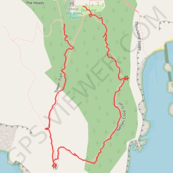 Port Orford Heads State Park Loop: trail, distance, elevation, map ...