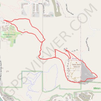 Table Rock Viewpoint and Table Rock Quarry Loop Trail: trail, distance ...