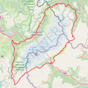 Ultra-Trail du Mont Blanc (UTMB): trail, distance, elevation, map ...